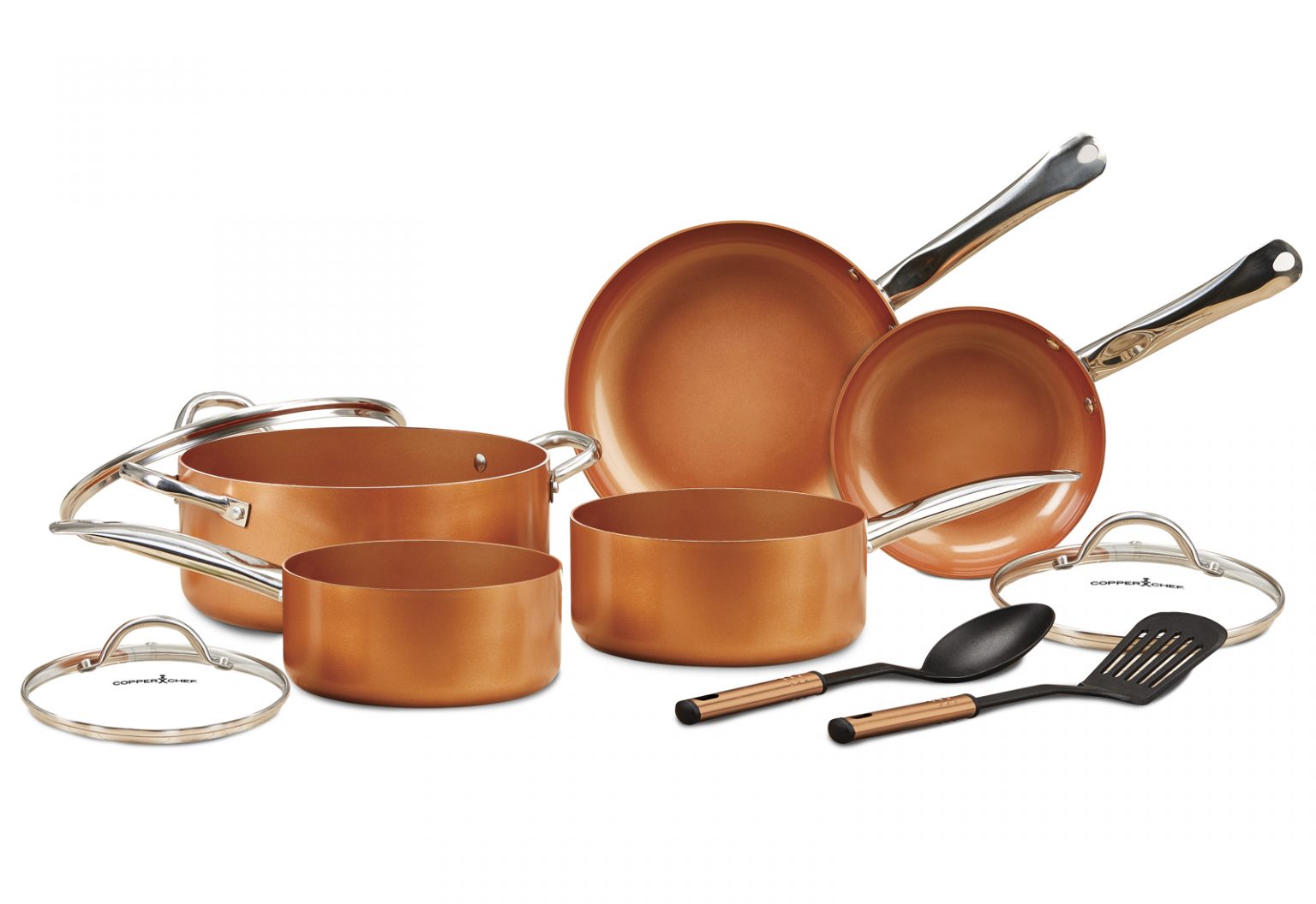 Copper Chef® Signature 10-Piece Set - Support Copper Chef