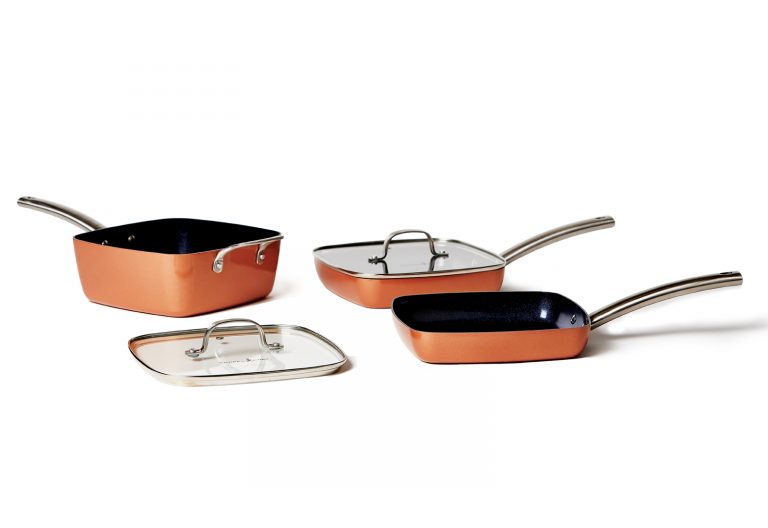 Copper Chef® Black Diamond 5-Piece Set - Support Copper Chef